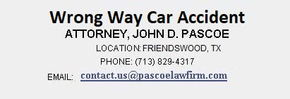 Wrong Way Car Accident Lawyer - Pascoe Law Firm